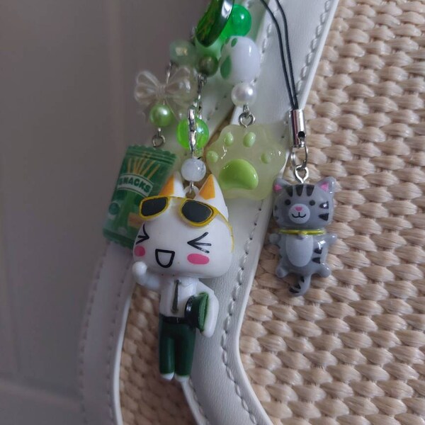 HANDMADE KAWAII Heart Keychains , Y2k , Game Character, 9 Types to ...