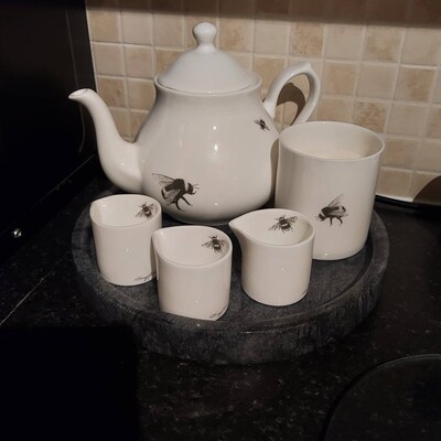 Running Hare Fine Bone China Teapot - Etsy