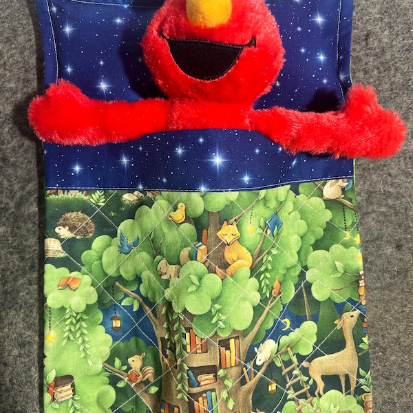 Cotton Woodland Animals Village Books Library Tree House Forest Fables ...