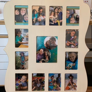 Collage Multiple opening picture frame 25 Openings 5 rows 5 | Etsy