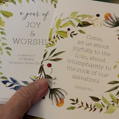 Advent Scripture Cards - Etsy