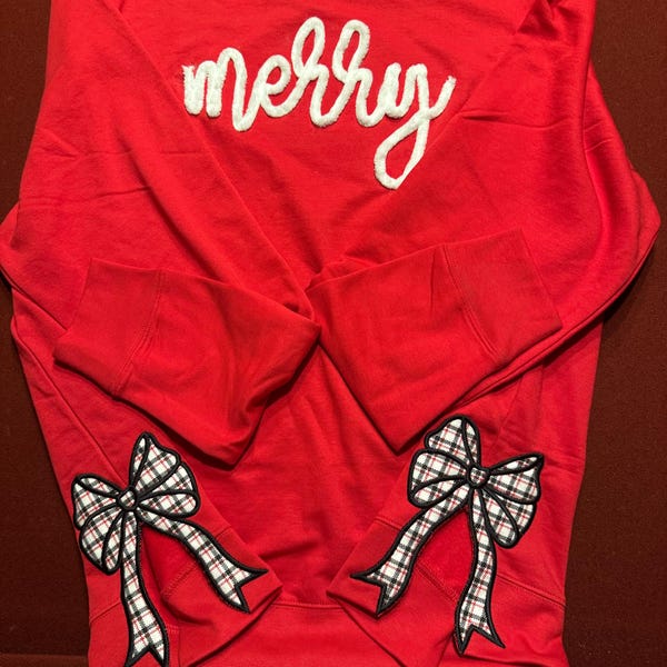 Chenille Yarn Script Font Applique Embroidery Seven Sizes 2, 3, 4, 5, 6 ...