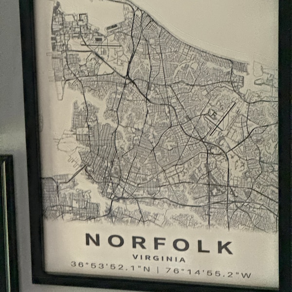 Printable Map of Brooklyn, New York City, USA With Street Names Instant ...