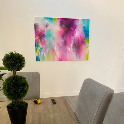 Abstract Painting // Pair Painting // 2 Parts // Acrylic Painting ...