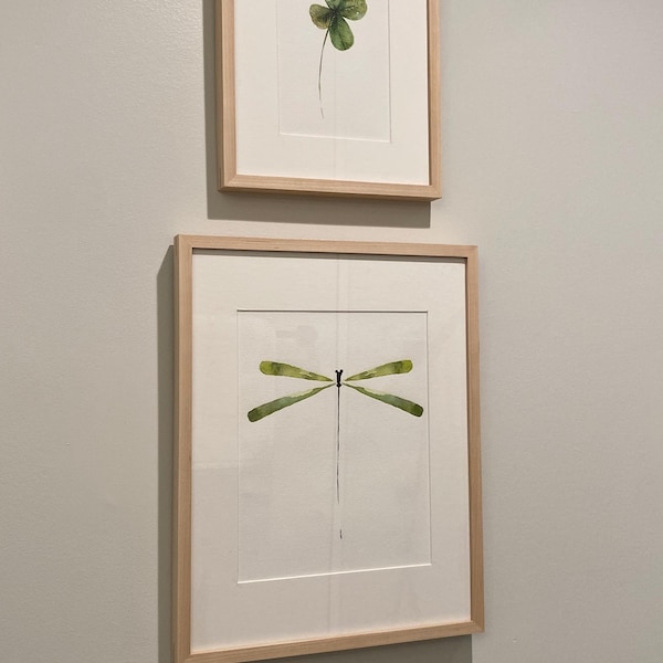 Maple Picture Frame / Custom Size Available / 1/2" Thin Edge Handmade ...