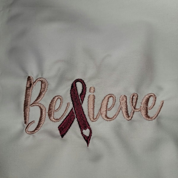 Awareness Ribbon Embroidery Design Embroidery Designs Pes Believe ...