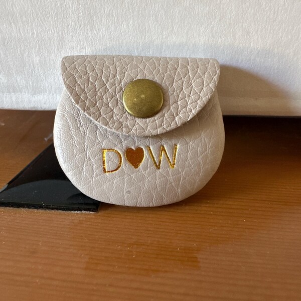 Small Leather Ring Purse| Ring Purse| Leather Ring Holder| Wedding Ring ...