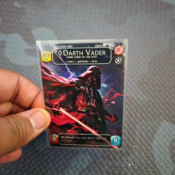 Darth Vader - Leader Alter - Star Wars Unlimited TCG - Etsy