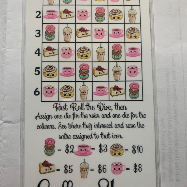 Roll the Dice Savings Challenge: A6 Budget Binder Game - Etsy