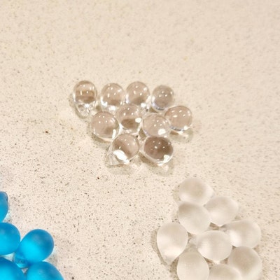 25pcs Czech Pressed Glass Star Beads 12mm Crystal Santander - Etsy