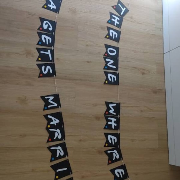 Personalized Friends Birthday Banner, the One Where Banner, Tv Show ...