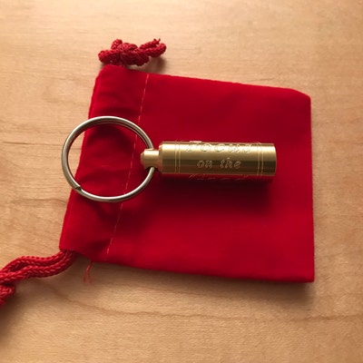 Carry Emergency Money on Your Key Ring With the Mini Brass Cash-can - Etsy