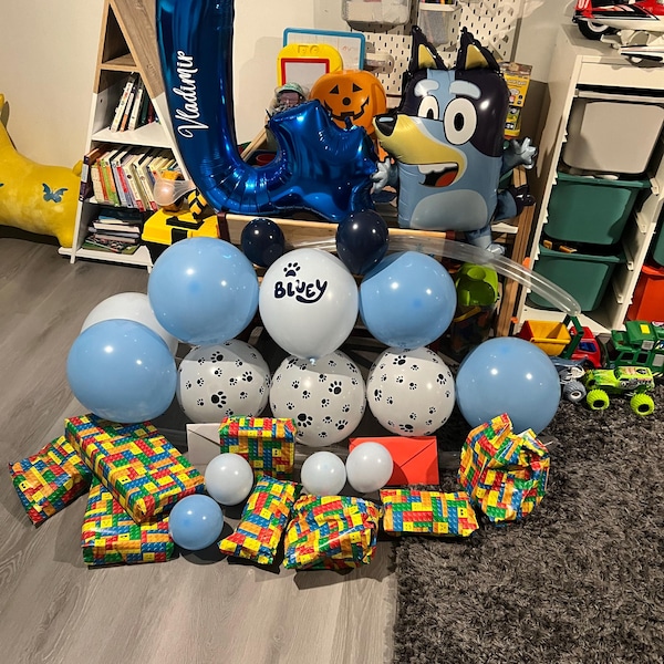 DIY Large Bluey Personalised Balloon Sculpture Kit | No Helium ...