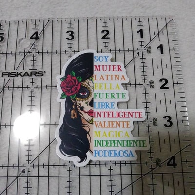 Mujer Latina Sticker Mexican Sticker Mexicana Sticker - Etsy
