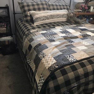 Sage Green Patchwork Baby Quilt Handmade New Baby Gift - Etsy