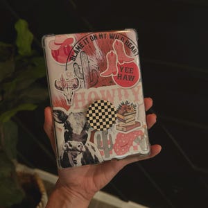 CHECKERED Kindle Insert for Clear Case PRINTABLE Pink Theme Paperwhite ...