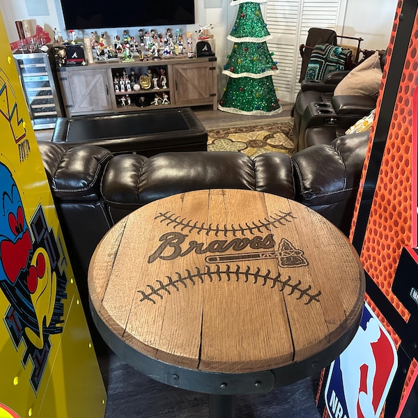 Pub Table 42" Tall - Laser Engraved Customize to Your Liking - Etsy