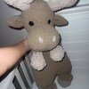 Extra Large Crocheted Moose Snuggler: Woodland Nursery Lovey - Etsy