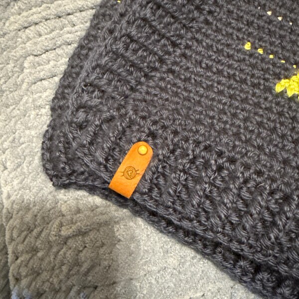 Custom Knitting Tags - Set of Personalized Faux Leather Labels for ...