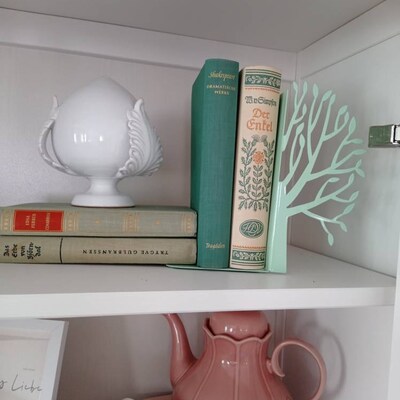 Metal Bookends Spring Mint // Modern Home Nursery Decor // Housewarming ...