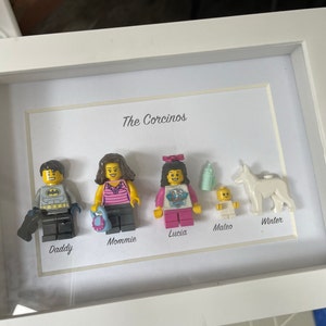 Personalized Mini Me Minifigure Frame - Etsy