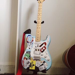 1994 BJ Guitars Billie Joe Armstrong Green Day Blue Guitar - Etsy UK