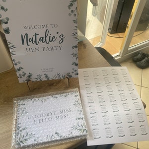 Hen Party Memory Guestbook Scrapbook Keepsake Hen Do Decorations Bride ...