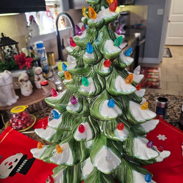 Large Aurora Ceramic Christmas Tree Star - Etsy