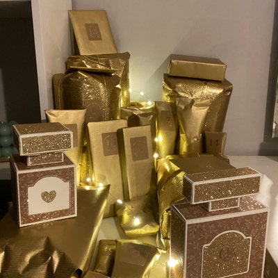 Exploding Box Advent Calendar digital Cutting File for Cricut and ...