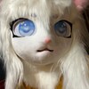 Kig Head Fursuit Furry Head Japan Style,white Cat Mask, Mask King Cat ...