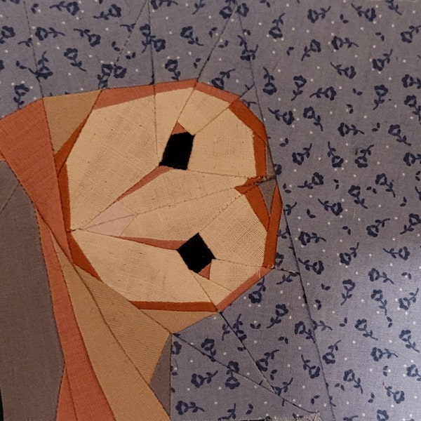 The Curious Owl Foundation Paper Piecing Pattern, Barn Owl, FPP Quilt ...