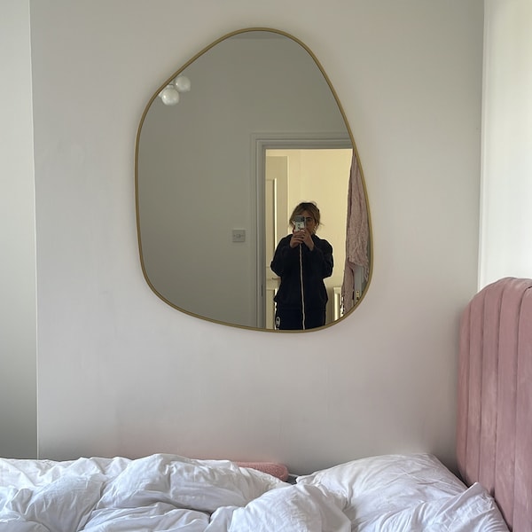 Gold Framed Asymmetrical Mirror - New Elegant Piece for Your Home Decor ...