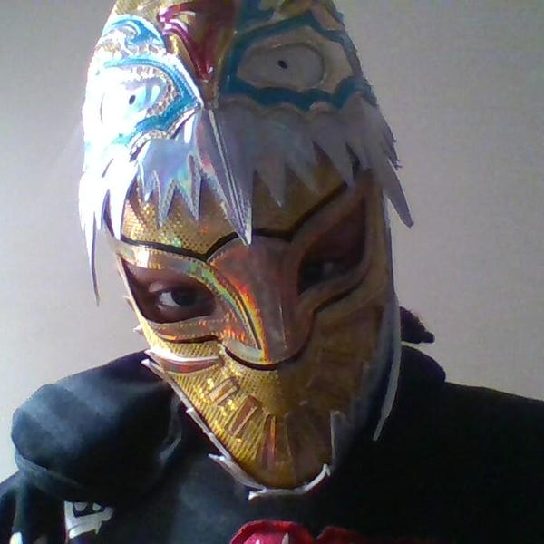 Hand Made TEMPLAR MASK Wrestling Mask Luchador Costume Wrestler Lucha ...