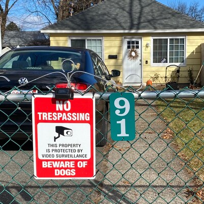 8x4 Reflective Custom Address Sign - Etsy