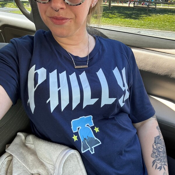 NEW Philly Baseball Tee- Blue New Design - Etsy