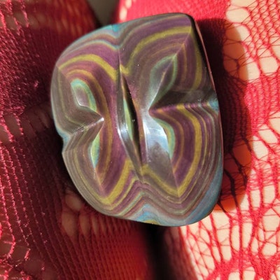 Honeycomb Ruby Sphere Ultraviolet Reactive Free Stand High Quality Ruby Bright Magenta-pink Ruby ...