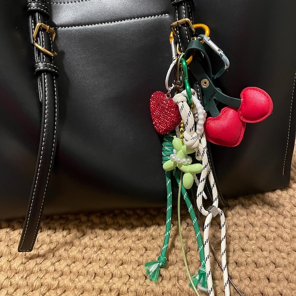 Cool Knot Rope Bag Charms for Purse,stylish Bag Charm,y2k Rope Purese ...