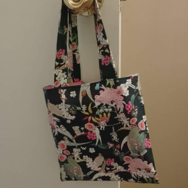 Beautiful Sharon Kessler Seedling Design Fabric Tote Bag Perfect ...
