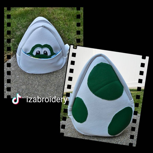 Yoshi Super Mario Head Applique Embroidery Design - Instant Download 12 ...