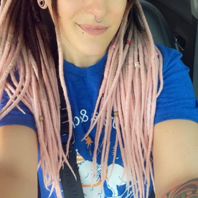 Wool Dreads Ombre Brown on Blond Dreadlocks Threads, Ribbons Boho ...