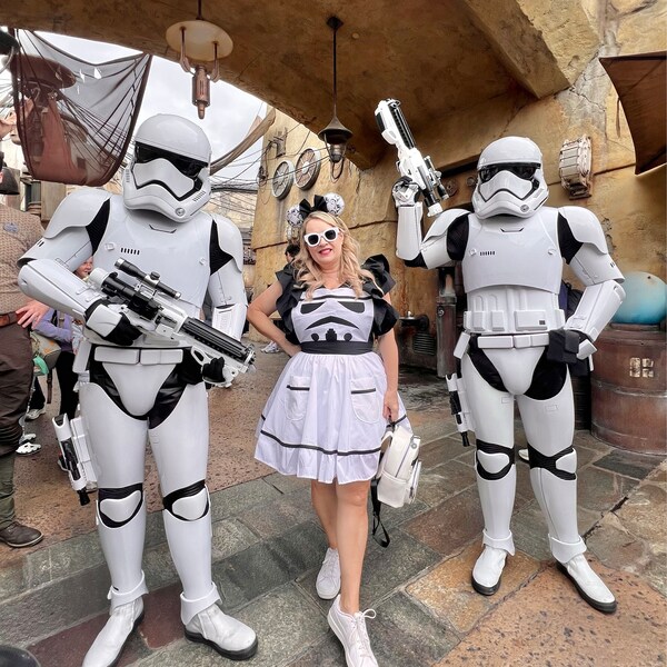 S/M Candy Cane Costume Apron dress Hat - Etsy