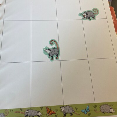 Sticker: Vintage Rainbow Possum Opossum Planner Craft Vinyl - Etsy