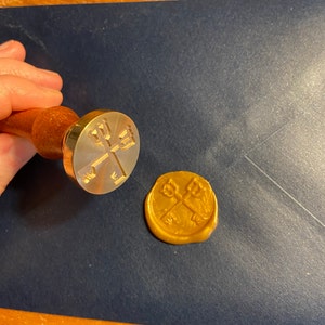 KEYBLADES CROSSED KEYS Wax Seal Stamp Wax Sealing Kit, Birthday Wax ...