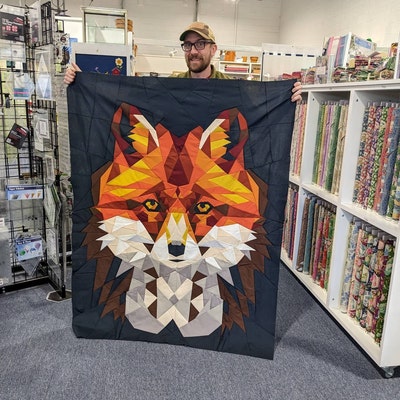 The Modern Fox Quilt Kit - Etsy