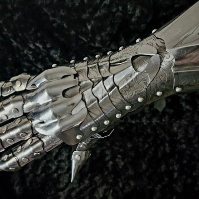 Medieval Armor Gloves : Medieval Steel Knight Gauntlet Armor, Fully ...