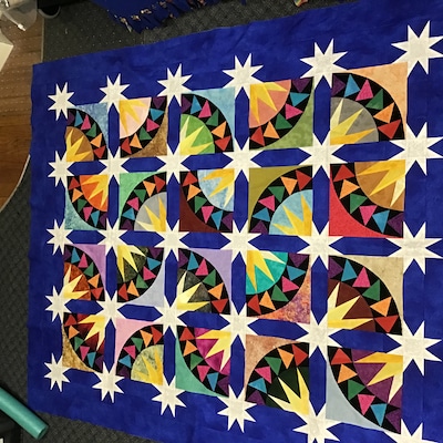 Flying to the Stars Quilt Pattern Printed Version - Etsy