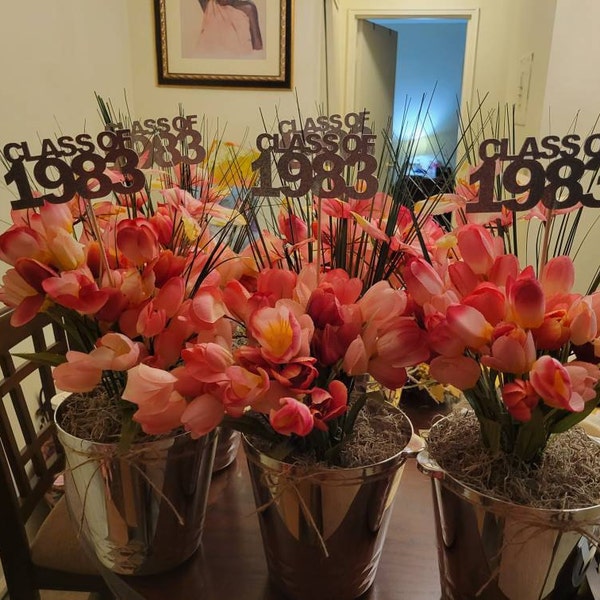 1985 Centerpiece Sticks, Set of 3, 40 Years, 40th Birthday, Class of ...