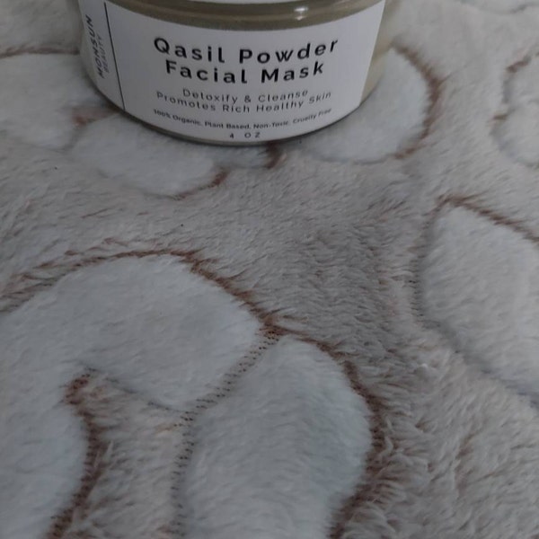 Qasil Organics Pure Qasil Mask Powder for Hair and Skin, Skincare ...