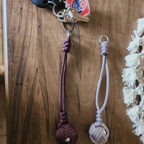 Celtic Knot Paracord Key Fob (alternative Monkey's Fist) Custom Colors ...