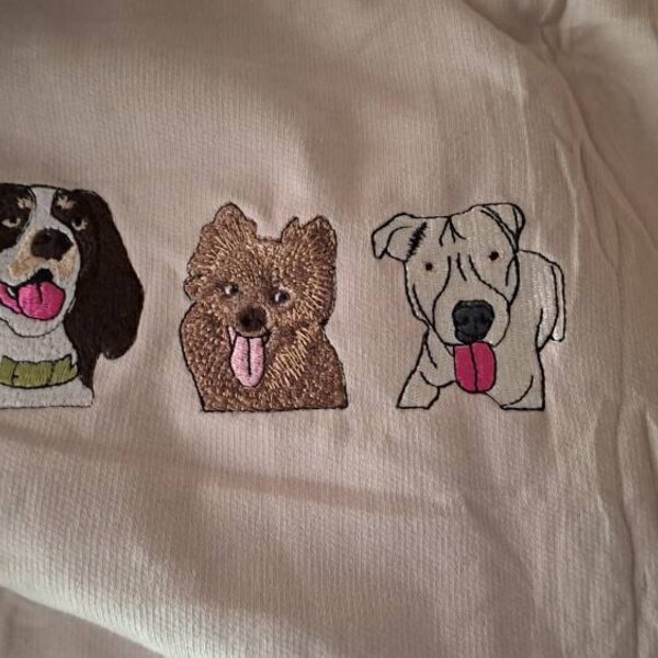 Custom Embroidered Sweatshirt Custom Embroidered Hoodie Custom Photo ...